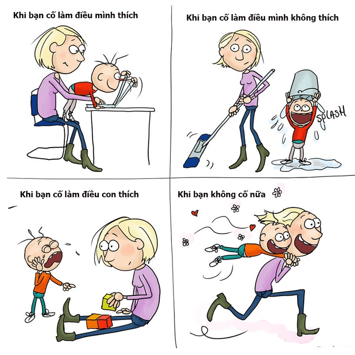 10 Bức Tranh Cho Thấy Mẹ Bỉm Sữa đích Thực Là Những Siêu Nhân